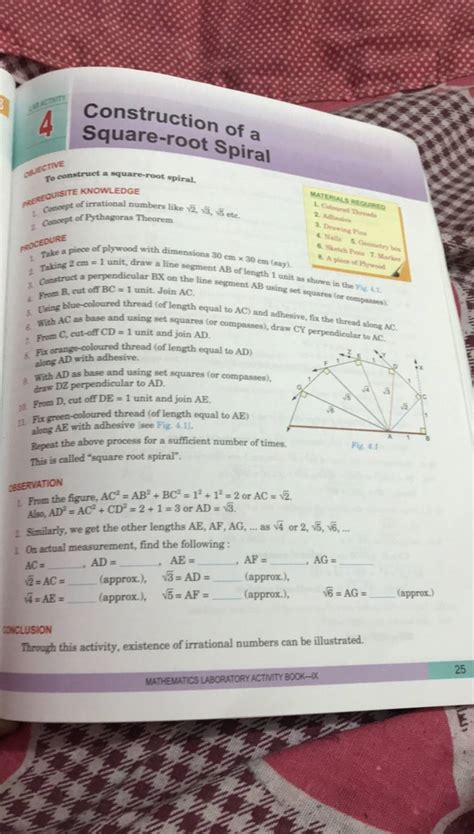 Construction Of A Square Root Spiral The Dive Toconstruct A Square Root S