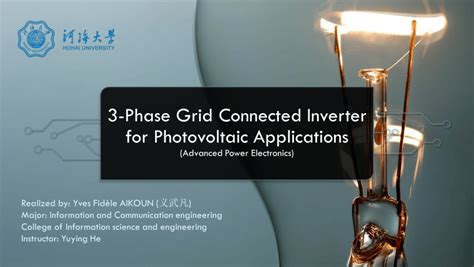 Pdf 3 Phase Grid Connected Inverter For Photovoltaic Applications Advanced Power Electronics