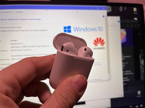 Настройка наушников Airpods на Windows 10