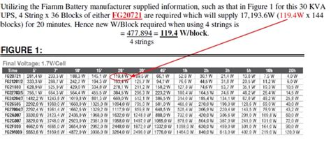 Stationary UPS Sizing Calculations Part Two Electrical Knowhow