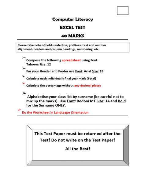 Excel Instructions 1 Pdf