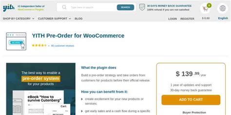 Yith Pre Order For Woocommerce Premium Pluginsforwp