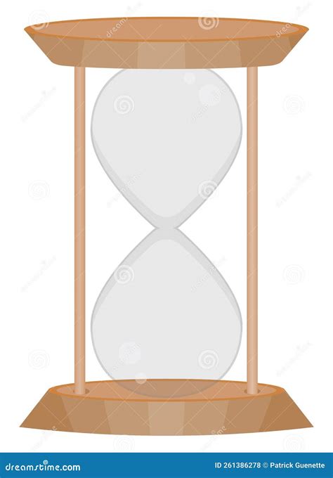 Empty Hourglass Icon Stock Vector Illustration Of Symbol 261386278