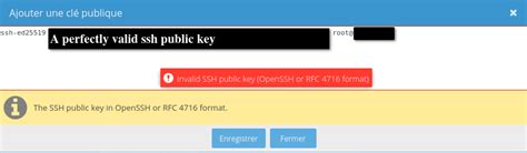 Support Ed25519 Ssh Keys · Issue 1127 · Openmediavaultopenmediavault