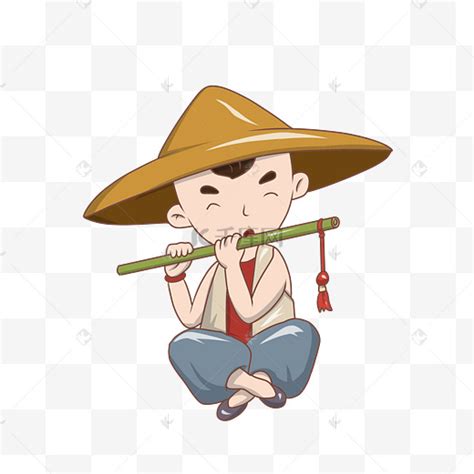 卡通吹笛子图片 卡通吹笛子图片素材免费下载 千库网