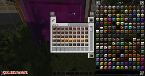 Unlimited Chisel Works Mod 1 12 2 1 11 2 For Minecraft Mc Mod Net
