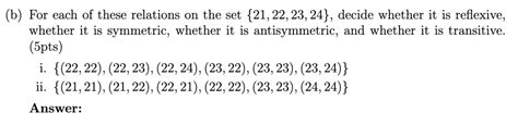 Relations A Define A Relation R On Z As Chegg