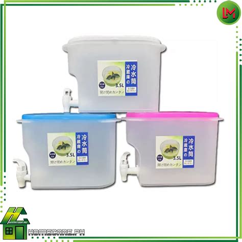 Homecare Ph Random Color Water Jug With Faucet Lemon Juice Jug Kitchen Drinkware Pot Cold Water