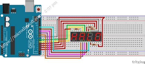 How To Interface 4 Digit 7 Segment Displays On The Arduino