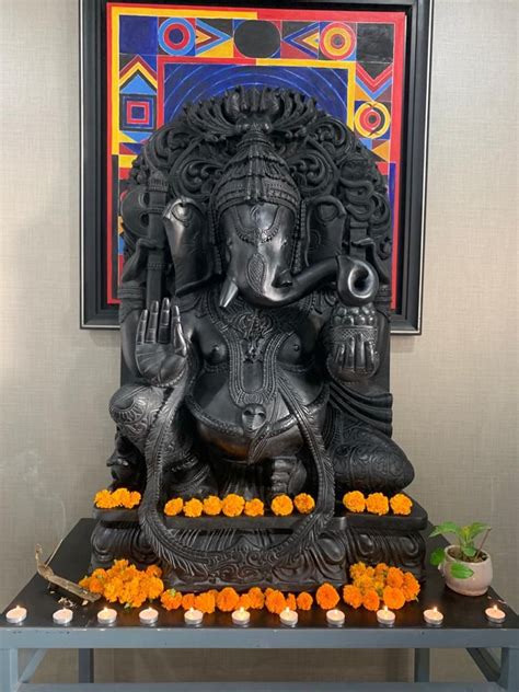Brijesh Mehta On Linkedin Blackgranite Stone Granite Art Ganesha Sculpture Artgallery Arte