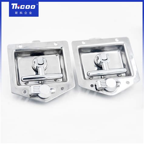 Stainless Steel Truck Folding T Handle Latch Toolbox Lock Folding T