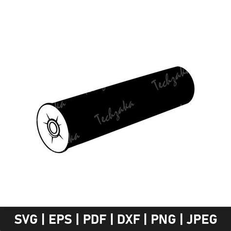 Shotgun Shell Svg File Shotgun Shell Png Hunting Bullet Silhouette