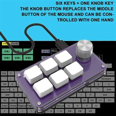 MINI KEYPAD MECHANICAL Keyboard DIY Custom USB Programming Copy Part Paste M B PicClick AU