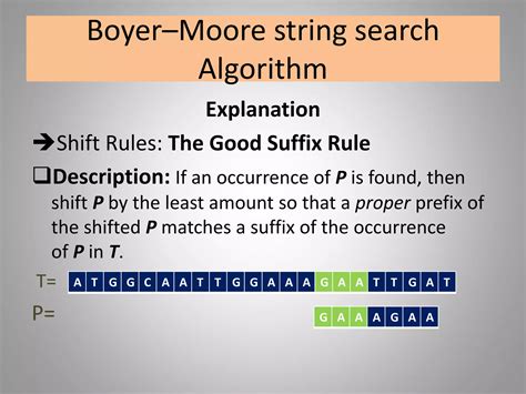 String Matching Algorithms Pattern Matching Pptx Programming