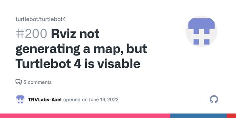 Rviz Not Generating A Map But Turtlebot 4 Is Visable · Issue 200 · Turtlebotturtlebot4 · Github