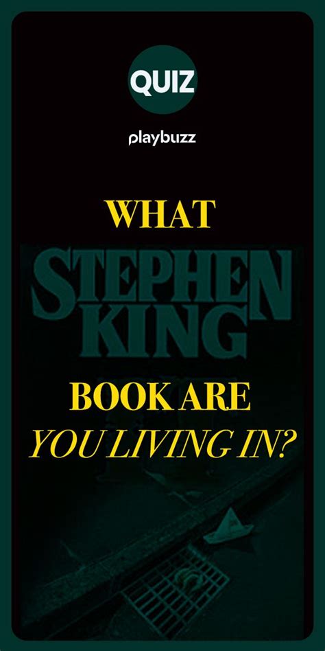 What Stephen King Book Are You Living In Yes You Might Just Be One Of