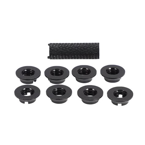 후타바 원격 제어 Jr Frsky 기어 스위치 토글 스위치 액세서리 용 1pcs 알루미늄 합금 너트 블랙 전기 장비 및 소모품