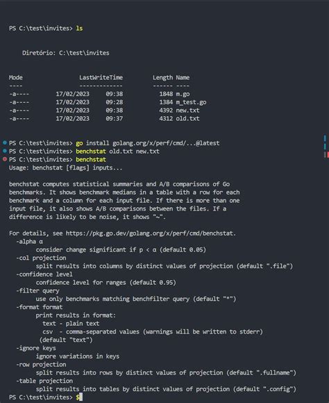 X Perf Cmd Benchstat No Output Issue 58576 Golang Go GitHub