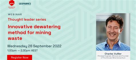 Innovative Dewatering Method For… Energy And Resources Knowledge Hub