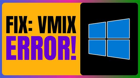 How To Fix The Vmix Protected Memory Error In 30 Seconds Youtube