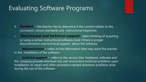 Evaluating Educational Technology Pptx