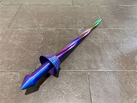 Collapsible Drill Sword 3d Printed Toy Long 3d Printing Long 3d Printing