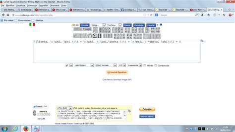 Invalid Equation On Latexeqneditorphp But Its Ok On