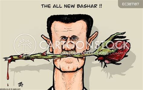 Face Of Bashar Assad Cartoons And Comics Funny Pictures From CartoonStock