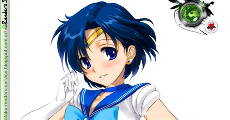 Sailor Moon Sailor Mercury Mega Kawaiiii Render ORS Anime Renders