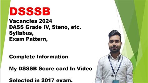 DSSSB Various Post Notification 2024 YouTube