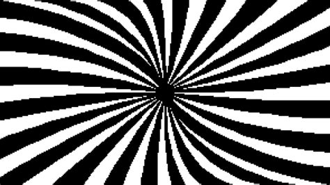 최면 나선형 픽셀 아트 소용돌이 터널 흑인과 백인 벡터 일러스트 레이 션 레트로 8 비트 비디오 게임 스타일 Brand Name Video Game에 대한 스톡 벡터 아트