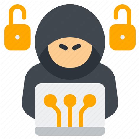 Cyber Attack Hacking Security Hacker Icon Download On Iconfinder