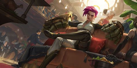 Vi League Of Legends Concept Art