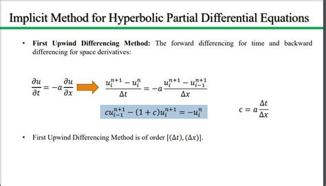 Problem 3 40 Pts Using Implicit 2nd Order Central