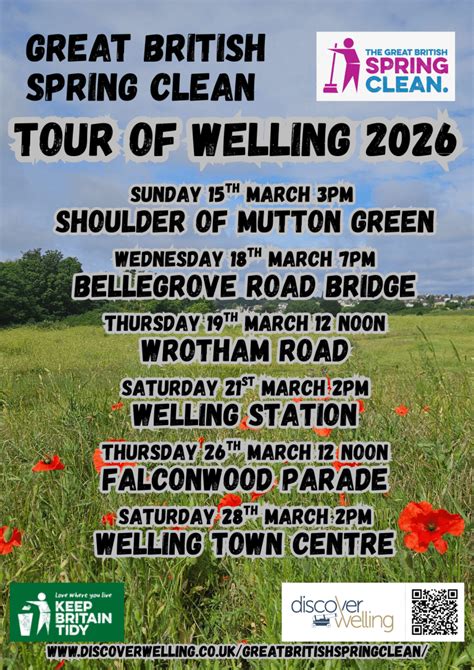 Great British Spring Clean Discover Welling