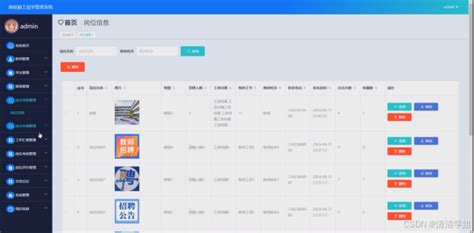 计算机毕业设计springboot高校勤工俭学管理系统 基于spring Boot的高校助学岗位管理系统 高校勤工助学信息化平台设计与实现基于web的高校学生勤工俭学管理系统设计与实现论文