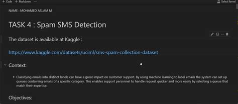 Mohamed Aslam M On Linkedin Machinelearning Ai Datascience Smsspamdetection Nlp