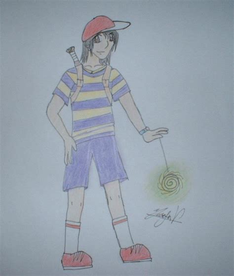 Teenage Ness By Captaingaylord On Deviantart
