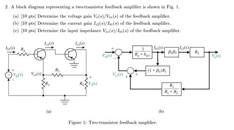 2 A Block Diagram Representing A Two Transistor Chegg Com