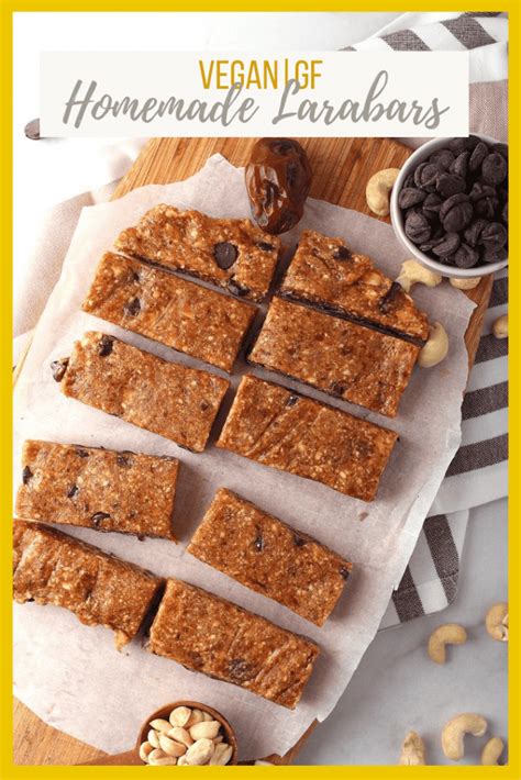 Homdemade Larabars W Chocolate Chips My Darling Vegan