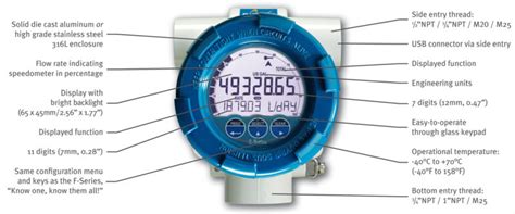 Fluidwell Launches The E Explosion Proof Bi Directional Flow Rate Indicator Totalizer