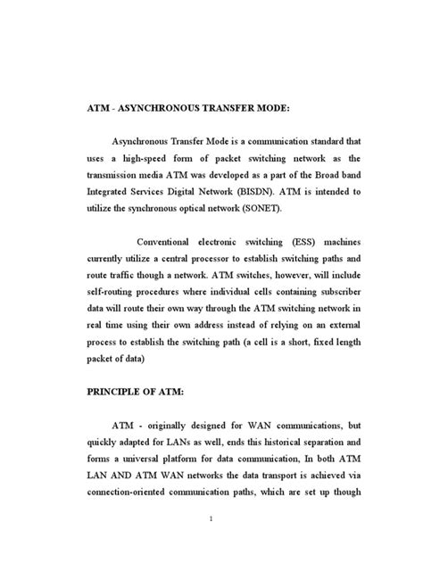 atm asynchronous transfer mode pdf asynchronous transfer mode computer network