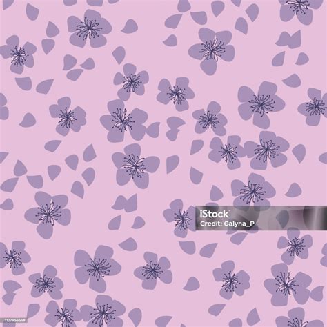 흰색 꽃 사쿠라의 분기입니다 일본어 벚꽃 나무입니다 장미빛 배경 벡터 고립 된 그림 0명에 대한 스톡 벡터 아트 및 기타 이미지