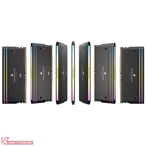 رم کورسیر 48 گیگابایت 7200 دو کانال Dominator Titanium Rgb Cl36