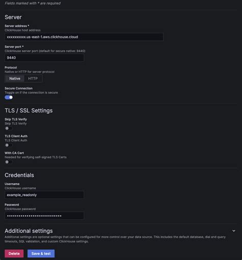 Clickhouse Grafana Clickhouse Docs