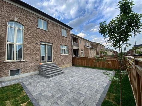 Backyard Interlock Interlocking Walkway Patio Around Pool Magic