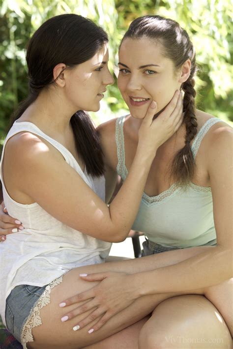 Teen Lesbians Miranda Miller And Sofia Curly Have Sex In An Outdoor