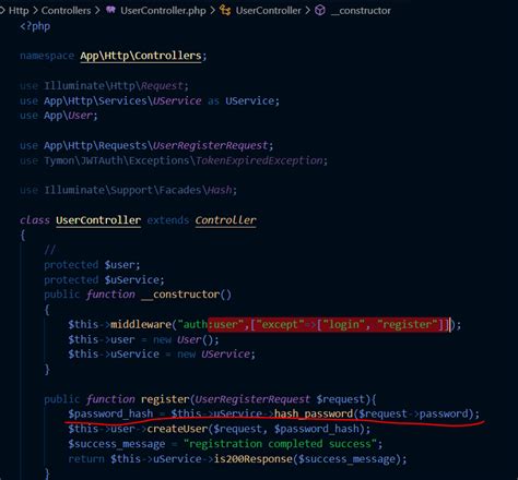 Laravel Lumen 70 Version Call To A Member Function Hashpassword
