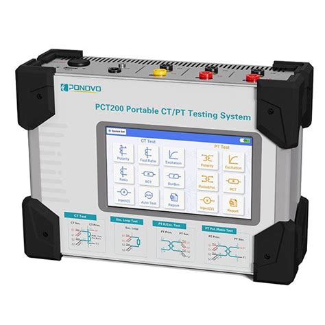 Pct200ax Portable Ctpt Testing System Battery Supply Type