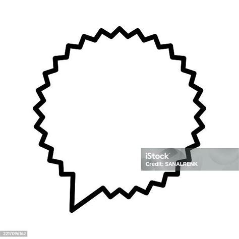 말풍선 아이콘입니다 Talk 채팅 기호 Brand Name Online Messaging Platform에 대한 스톡 벡터 아트